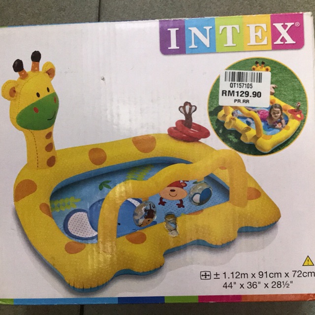 Intex Smiley Giraffe Baby Pool | Shopee Malaysia