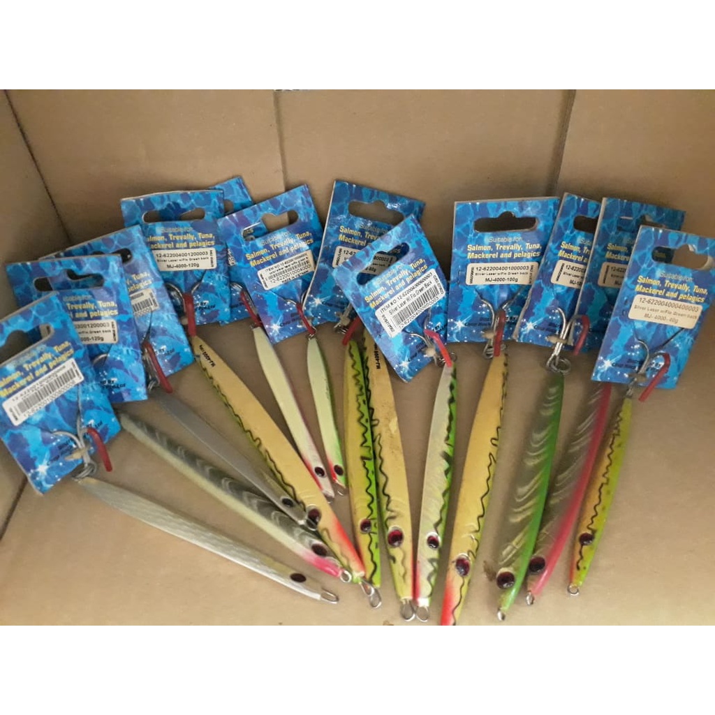 ORIGINAL WHITE RABBIT MJ4000 GREEN SUPER GROW IN THE DARK JIGS | Shopee ...