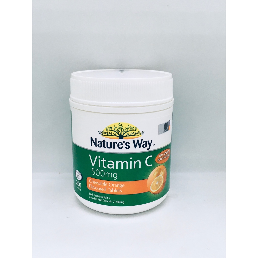 Nature's Way Vitamin C 500mg (Chewable) Tab 200's | Shopee Malaysia