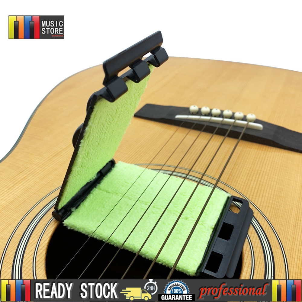Acoustic electric guitar bass string cleaner brushboard scrubber ...