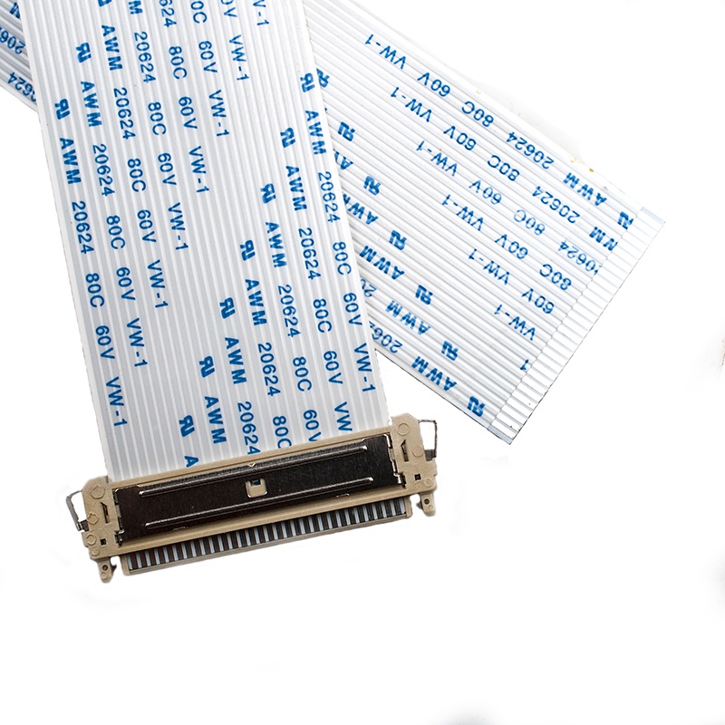 Ready stock* 250mm Type-A Section Double 8 Different Face 30P FFC Flexible Cable LVDS Interface ...