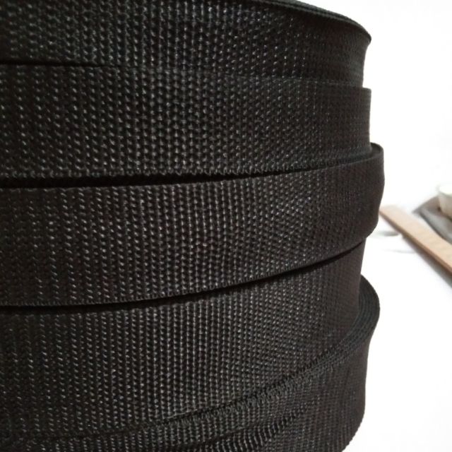 Tali Beg PP Webbing Black Tape 20mm 25mm 32mm 38mm 50mm | Shopee Malaysia