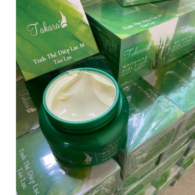 Takara Chlorophyll Crystal Whitening Body Cream from Chlorophyll Algae ...