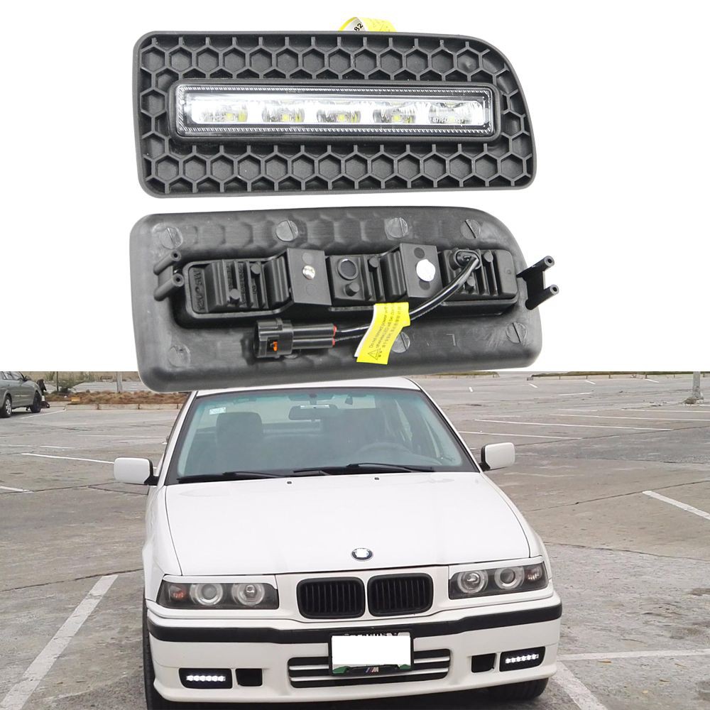 BMW E36 front bumper led DRL daytime running lamp light 1992 1993 1994 ...