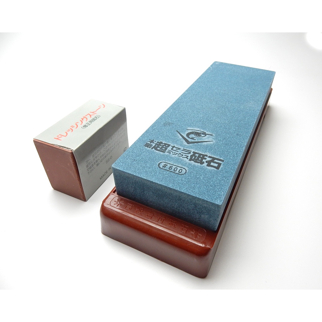 NANIWA CHOSERA Japanese Super Ceramics Stone SS-600/#600,w/Holder ...