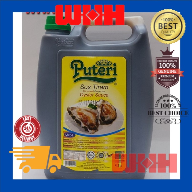 CAP PUTERI SOS TIRAM 4.2KG (OYSTER SAUCE) [HALAL] | Shopee Malaysia