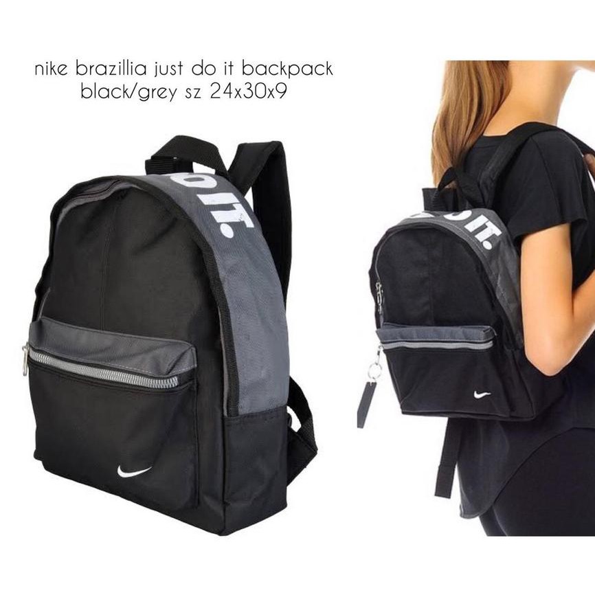 Original nike Brazil bag just do it backpack black | Shopee Malaysia