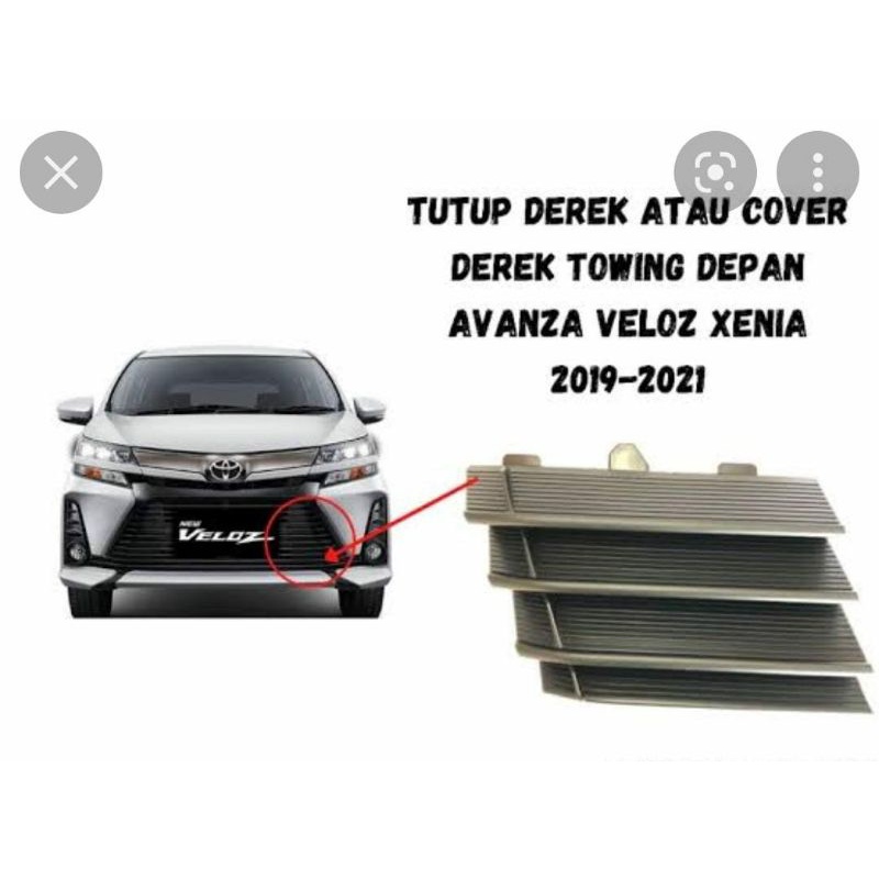 Toyota avanza veloz 2019-2021 Front Bumper Tow Lid | Shopee Malaysia