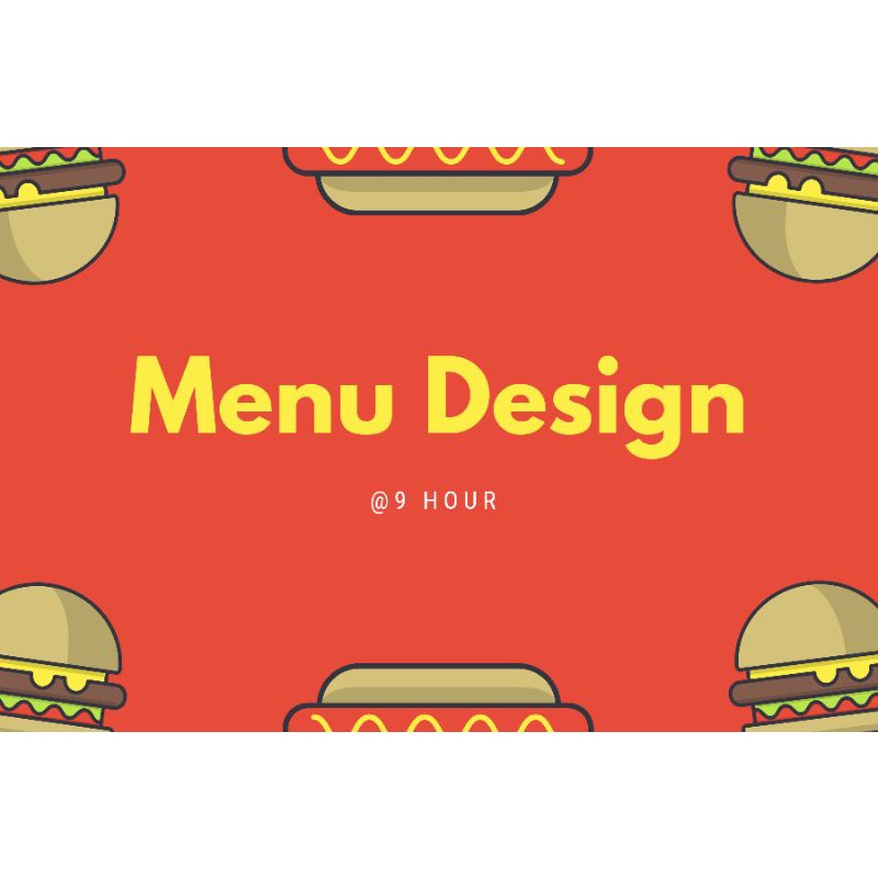 Menu Design Services (Servis Desain Menu) 菜单设计 Fast Service | Shopee ...