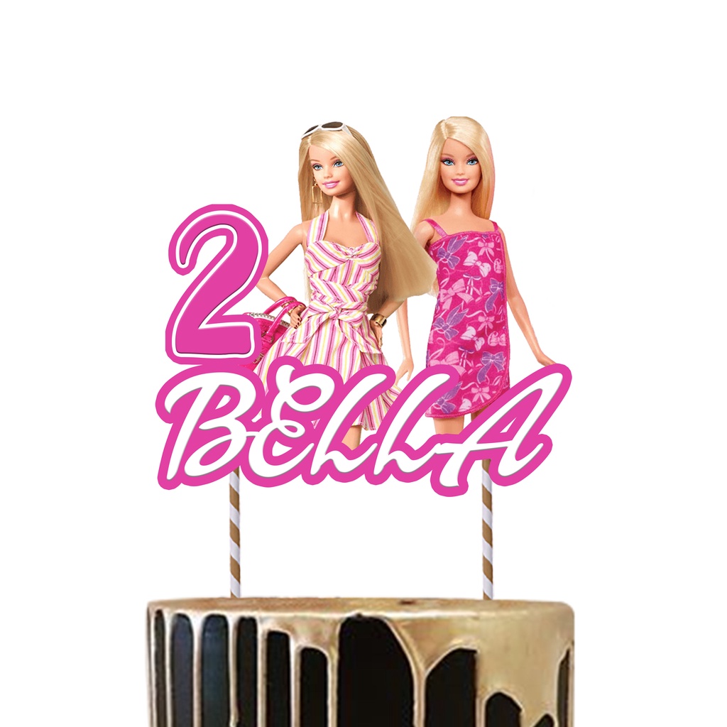 BARBIE CAKE TOPPER BIRTHDAY | Shopee Malaysia