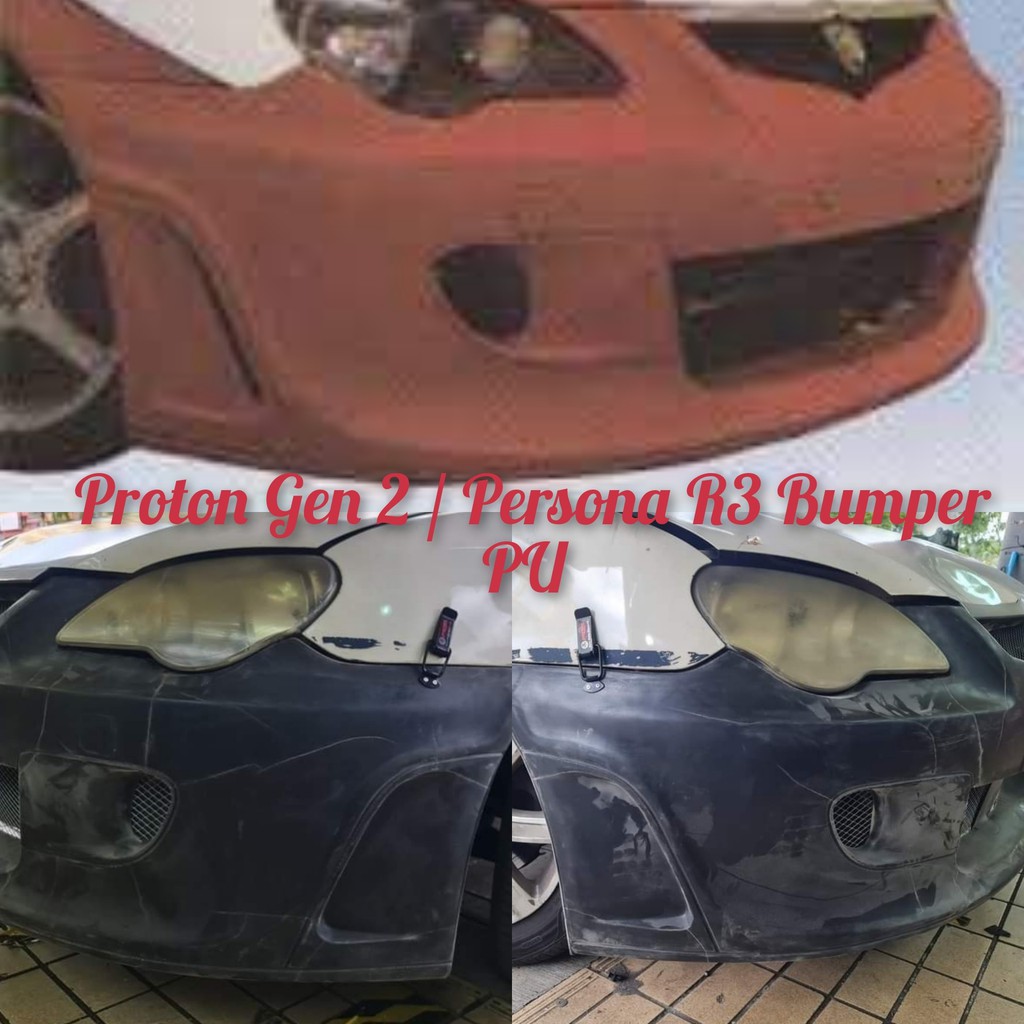 PROTON GEN 2 PERSONA R3 PU BUMPER SIDE SKIRT REAR SKIRT WITHOUT PAINT ...