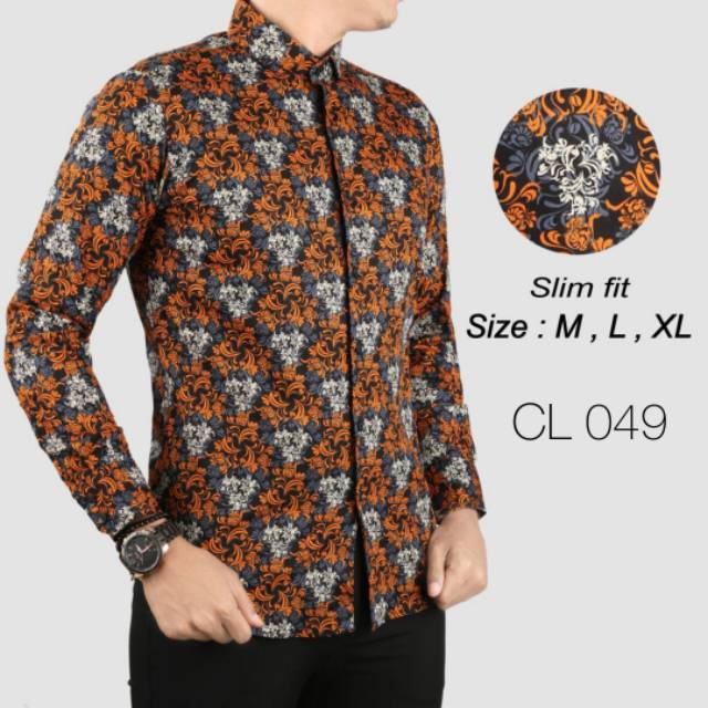Shirtbatikslim CL 049 | Shopee Malaysia