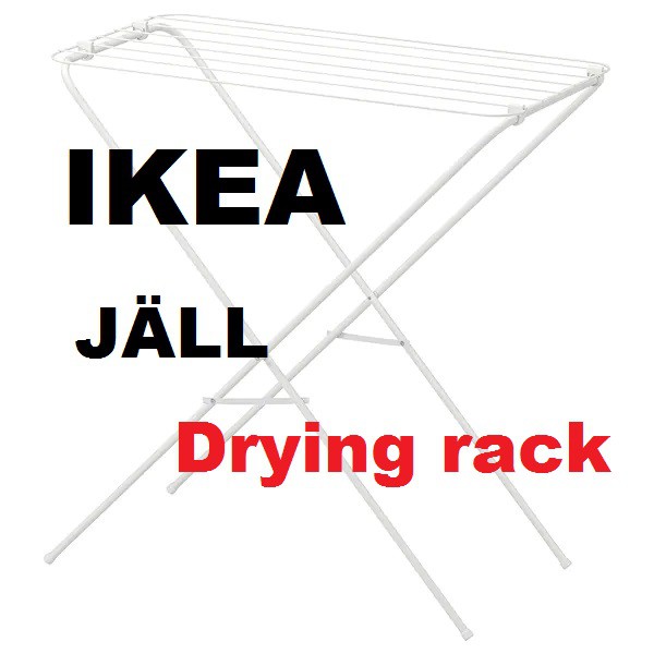 🔥READY STOCK🔥 1KEA JÄLL Drying rack, in/outdoor, white | Shopee Malaysia
