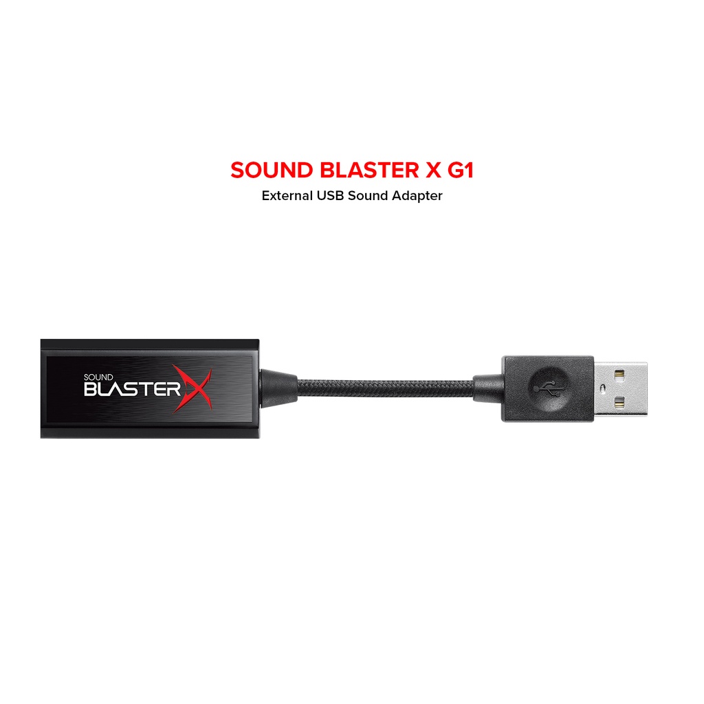 Creative Sound BlasterX G1 7.1 24-Bit/96 KHz HD Portable Gaming USB DAC ...