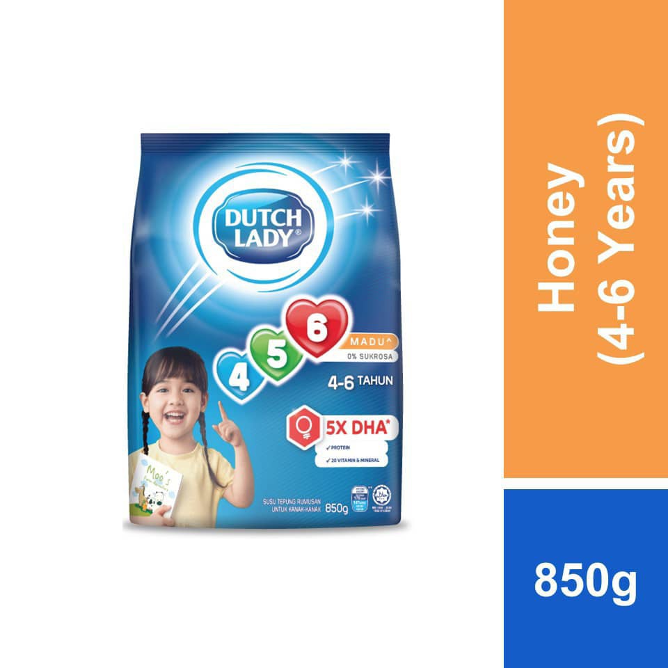 🔥READY STOCK🔥 Dutch lady milk powder 456 ( madu / honey) 850G | Shopee ...