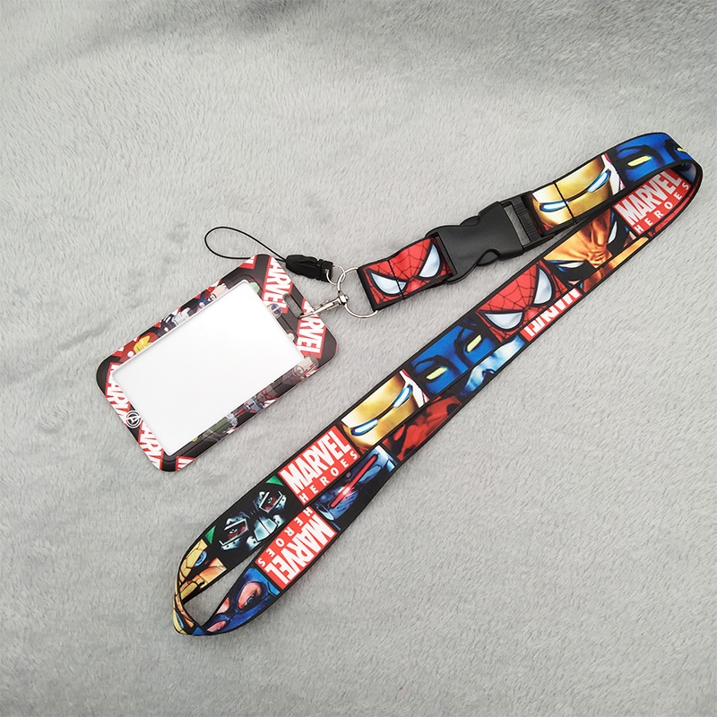 Marvel ID Tag Holder Badge Case Protector + Phone Case Neck Straps With ...