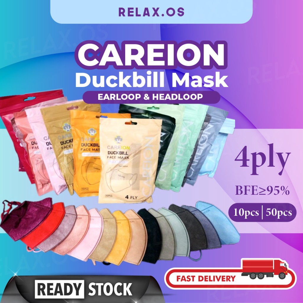 ZERO DEGREE Mask Duckbill Mask Disposable 3D Earloop Headloop 4ply Mask ...