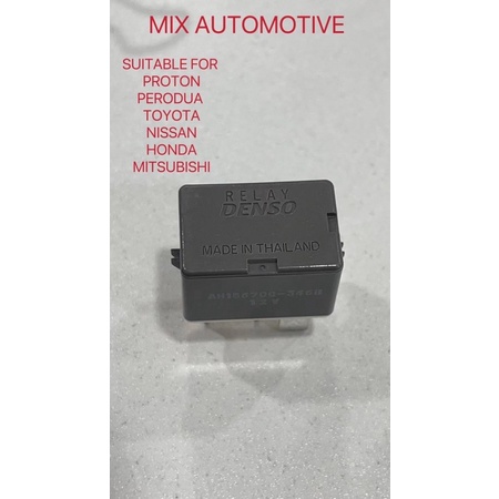100% DENSO 4PIN HEAD LAMP RELAY / POWER RELAY / FAN RELAY / AIR COND ...