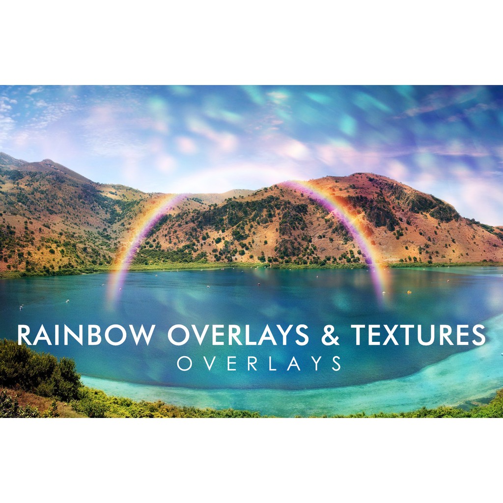 [ Overlays ] Rainbow Overlays & Textures (Tutorial Inlcuded) Photoshop ...