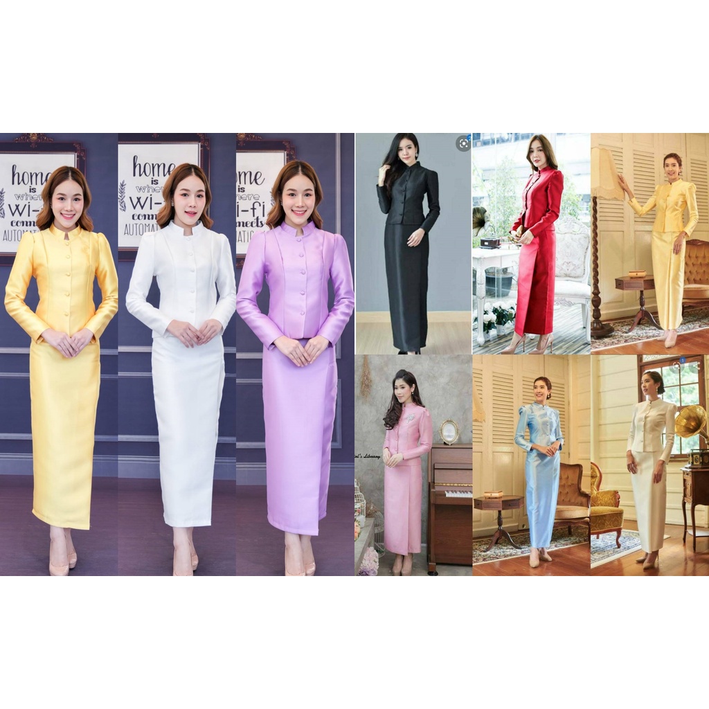 Thai Chitralada Dress Premium Grade Size S-4XL Quality Products ...