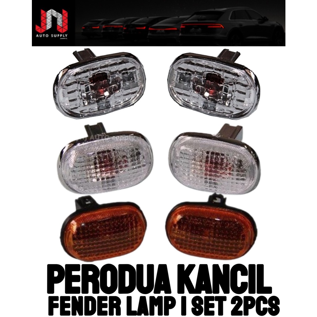JNJ Perodua Kancil 1994 Fender Signal Lamp 1 SET 2PCS (CRYSTAL / ORANGE ...
