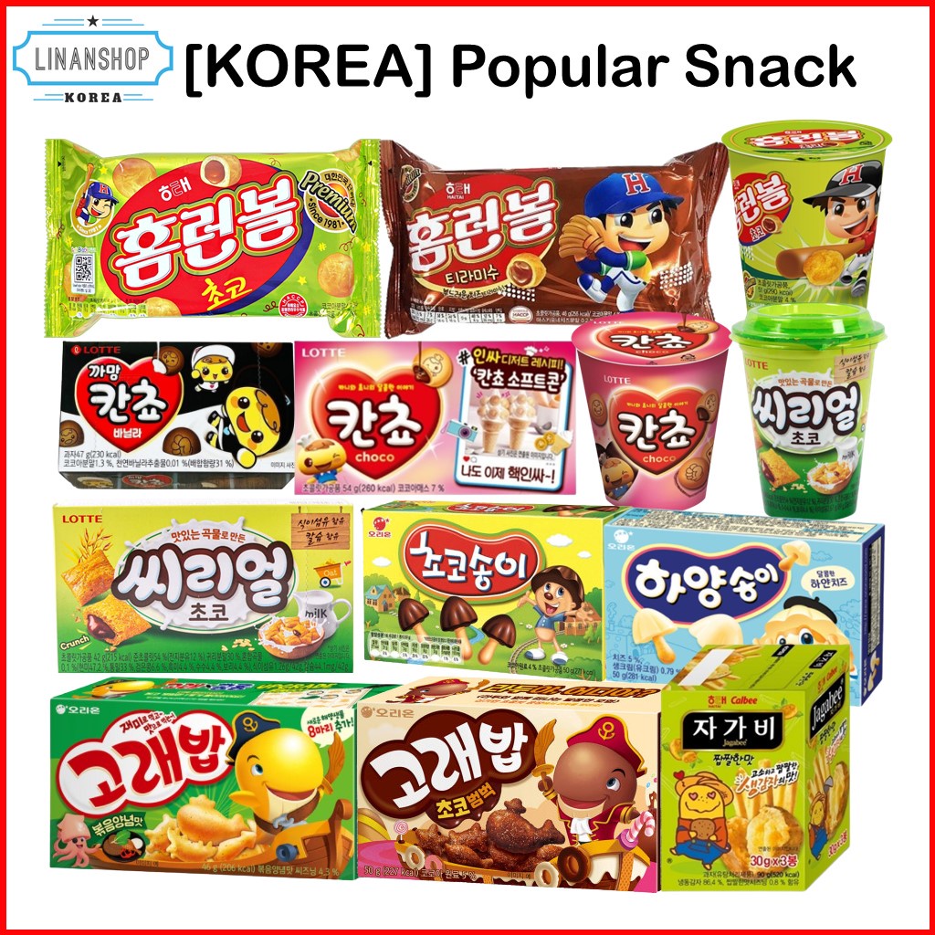 [KOREA] Popular Snack / Lotte, Haitai / Kancho Chocolate/Potato chips ...