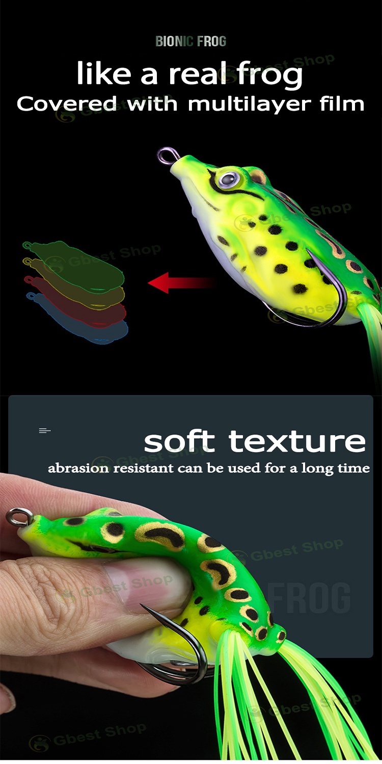 Soft jump frog bait fishing casting fish lure katak tipu haruan umpan ...