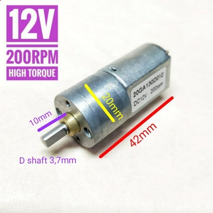 Dynamo Motor 12v 200rpm High Torque Roasting Coffee Gear Box Gearbox ...
