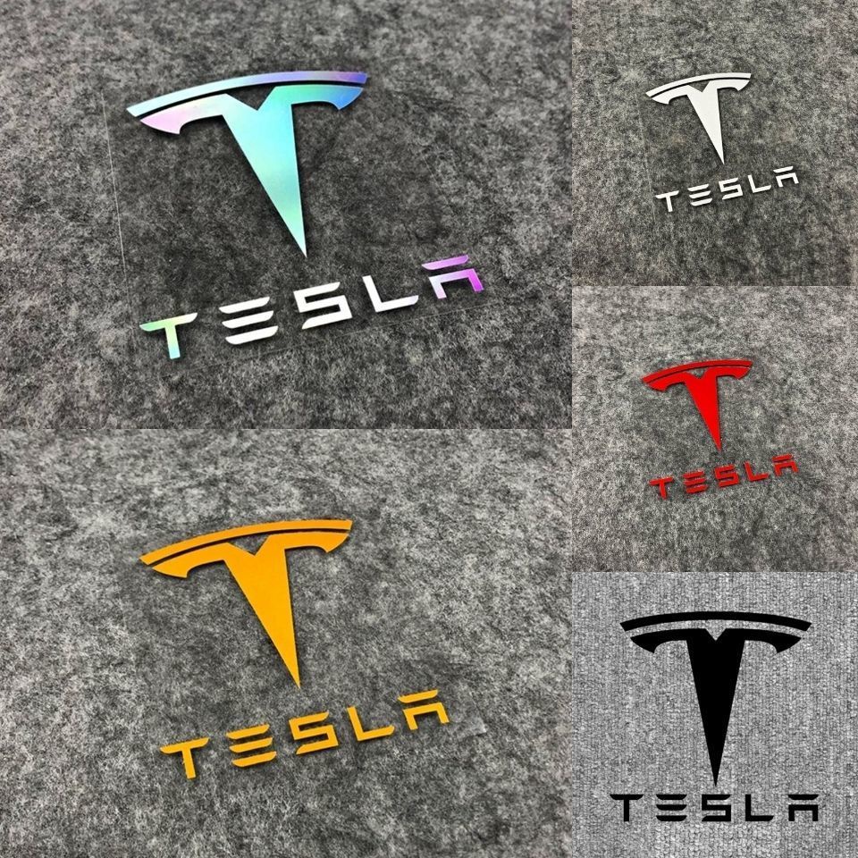 TESLA Logo Sticker MODEL S MODEL3 X Y Cybertruck Computer Luggage ...