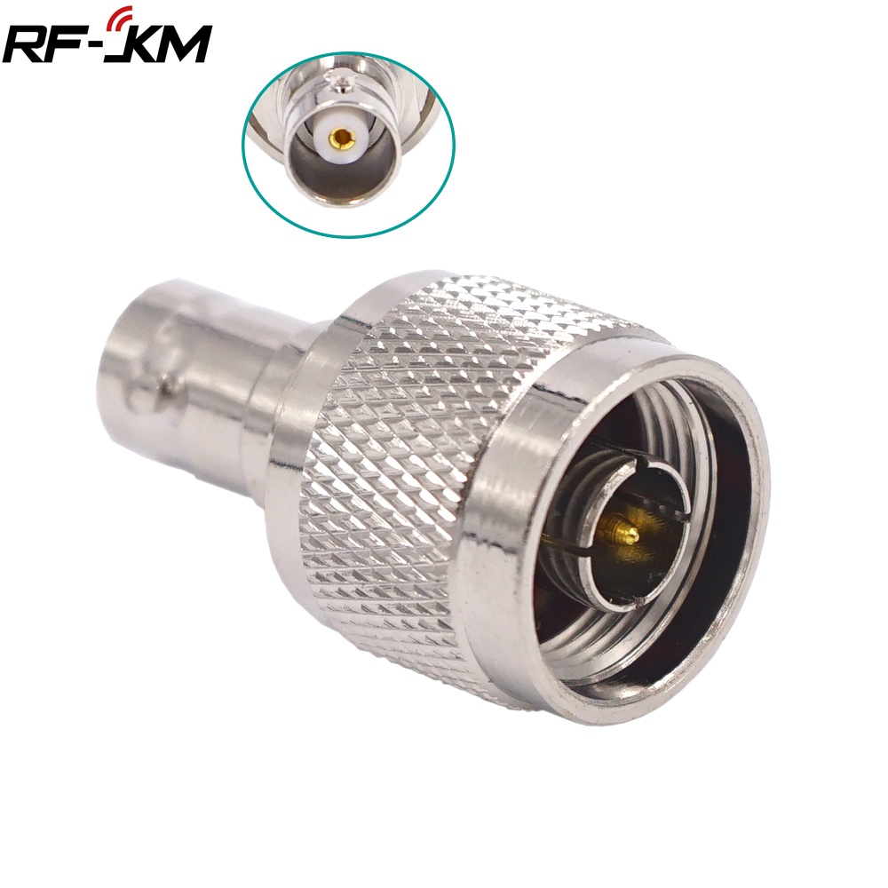 BNC female jack to N type male plug RF coax connector straight adapter | Shopee Malaysia
