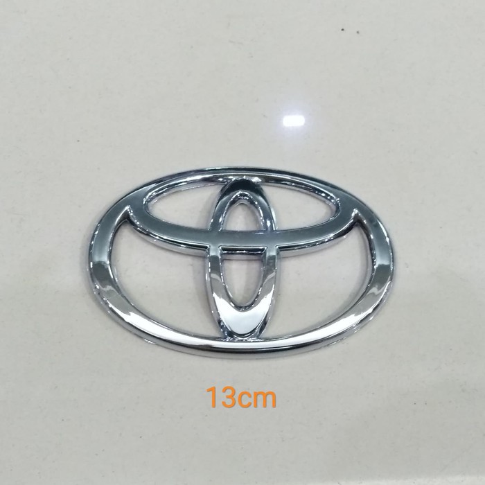 Toyota agya logo emblem front chrome 13 cm | Shopee Malaysia