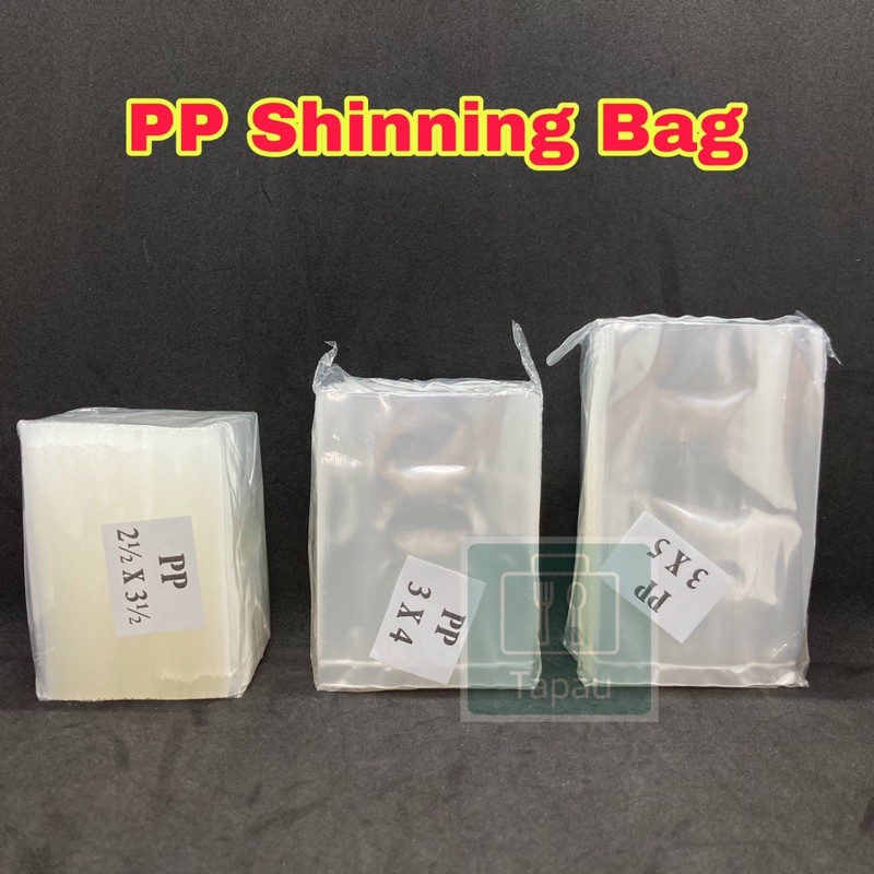 TAPAU - PP shinning bag / Plastik Transparent / Plastik Lutsinar Beg ...