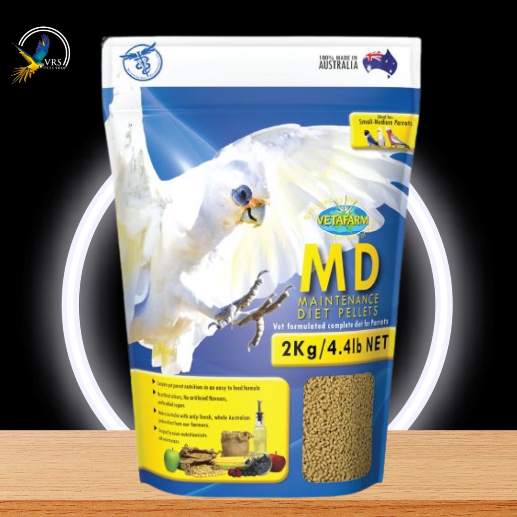 VETAFARM MD MAINTENANCE DIET PELLETS // ORIGINAL PACK // 2KG | Shopee Malaysia