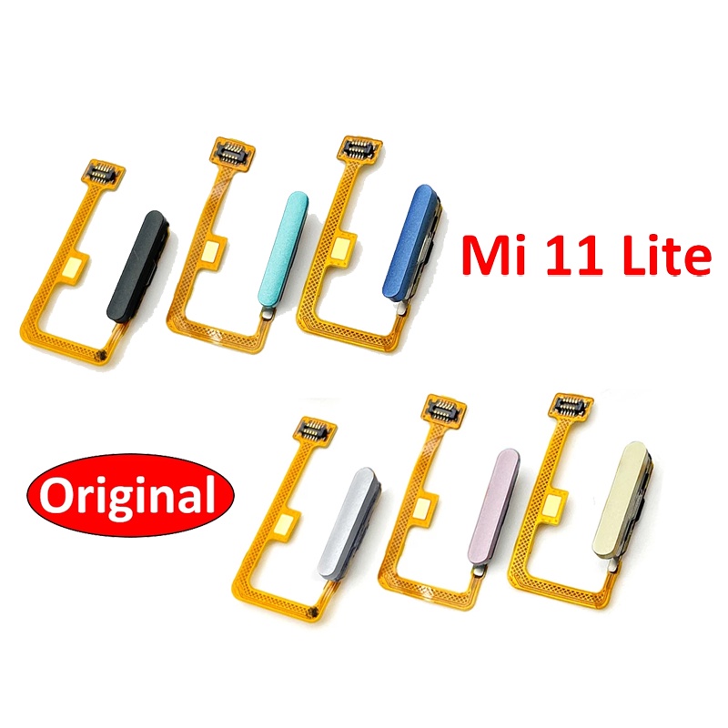 Fingerprint Home Button Touch ID Sensor Flex For Xiaomi Mi 11 Lite ...