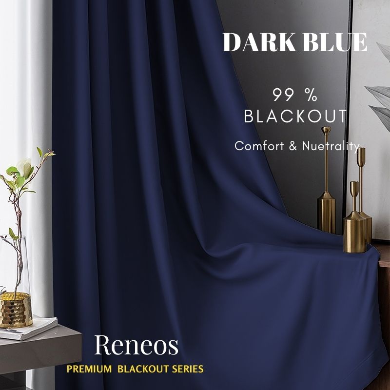 RENEOS Premium Blackout Curtain (Hook) Langsir Sliding Door Langsir ...