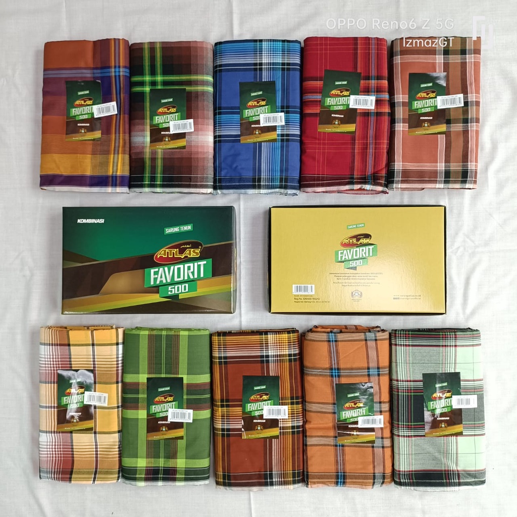 Kain Pelikat Atlas 475 Favorit 500 (1 helai - 1 Kotak) | Shopee Malaysia