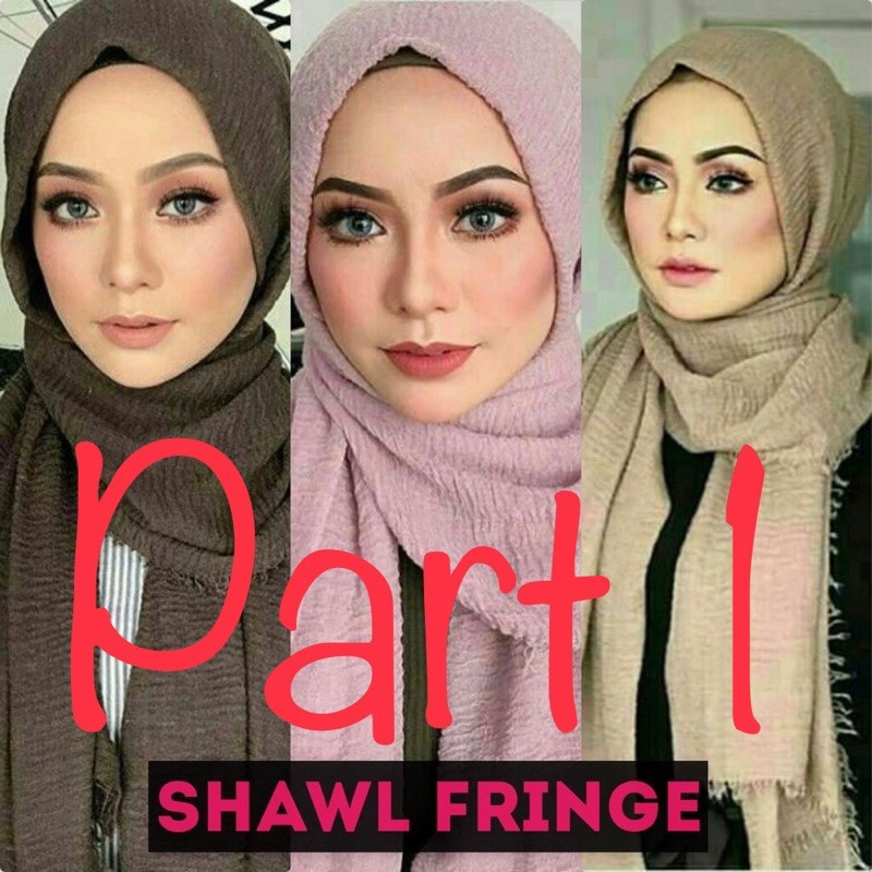 ARAB FRINGE SHAWL, SOFT & IRON-Less COTTON | Shopee Malaysia