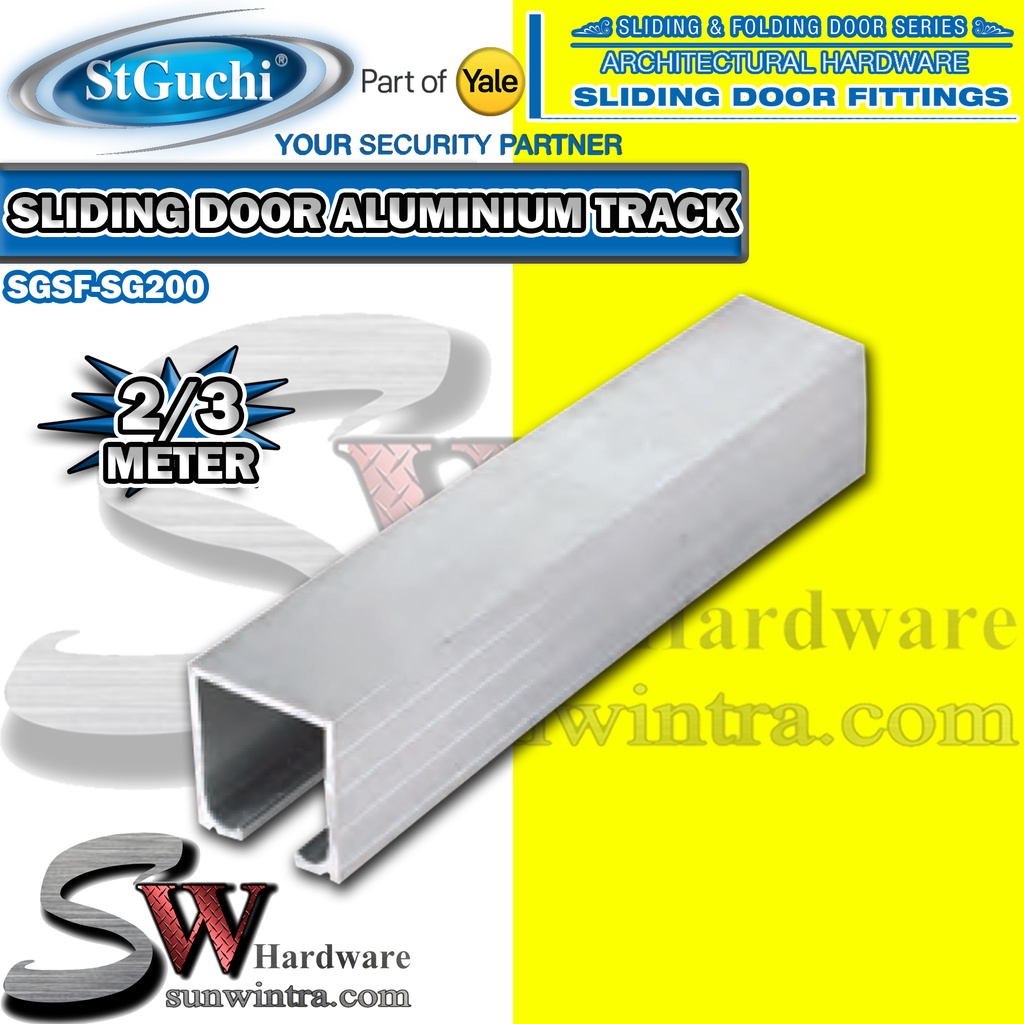 ST GUCHI SGSF-SG200 SLIDING DOOR ALUMINIUM TRACK 2 / 3 METER SGSFSG200 ...