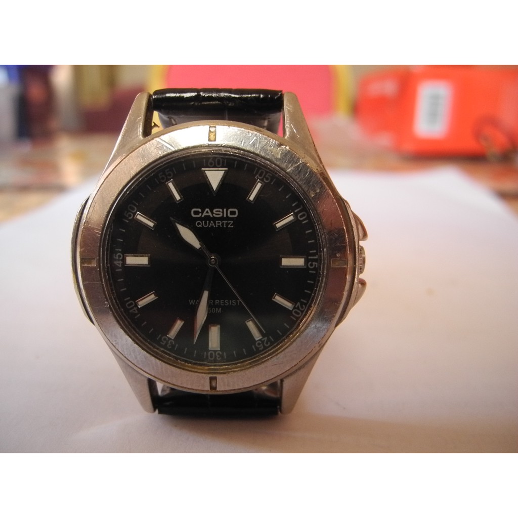 Casio Quartz Round Black Dial Watch | Shopee Malaysia