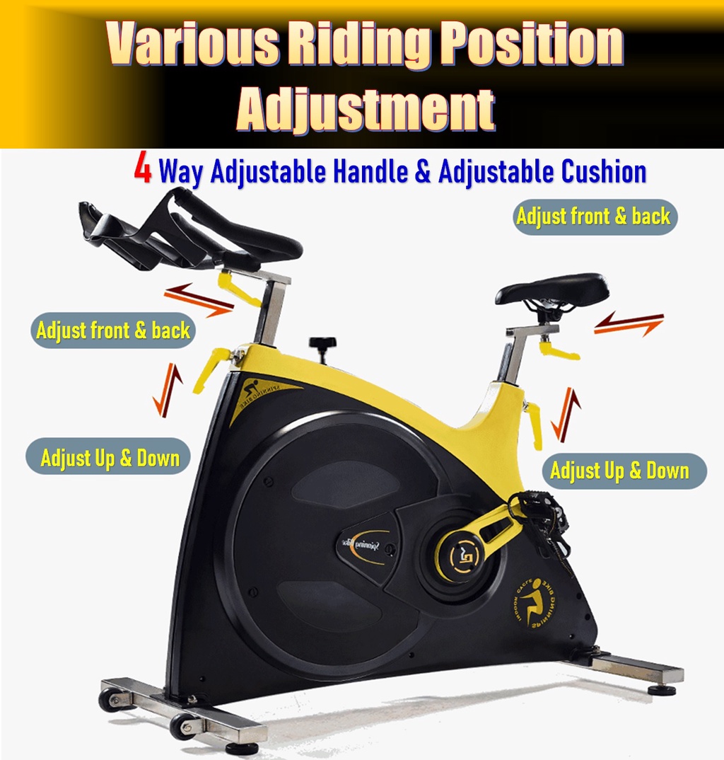 Professional GYM Room Fitness Center Spinning Exercise Bike Bicycle ...