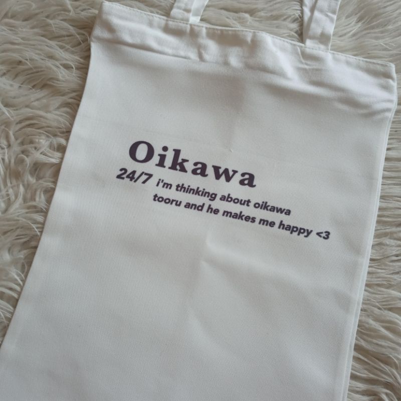 Totebag HAIKYUU LETTERS SUNA KENMA OIKAWA KAGEYAMA YAMAGUCHI BOKUTO ...
