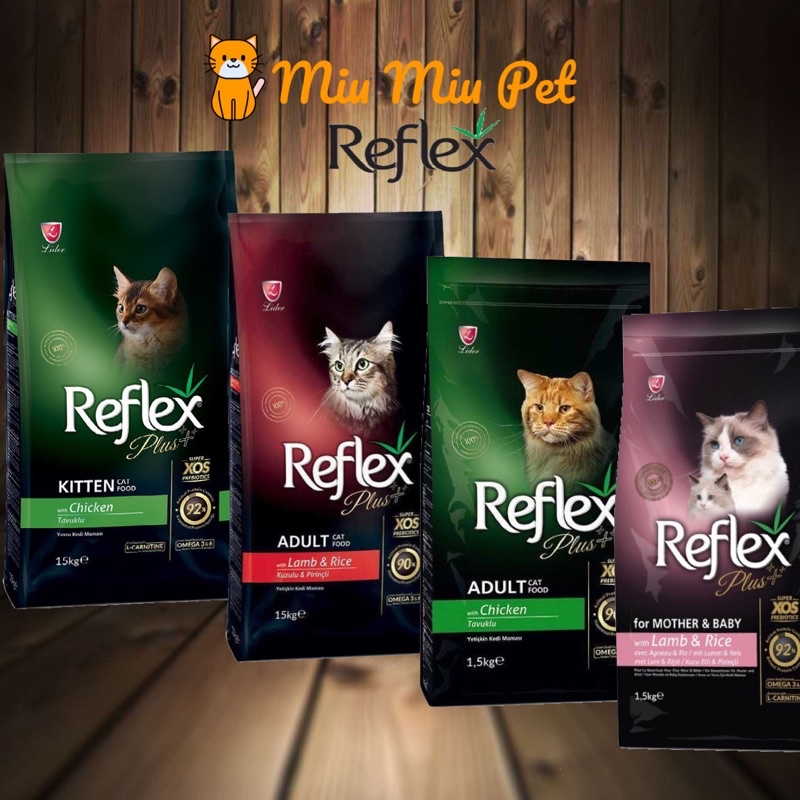 Reflex Plus Kitten 🐈‍⬛ Adult Cat Chicken Salmon Lamb 🐈mothers baby Food ...