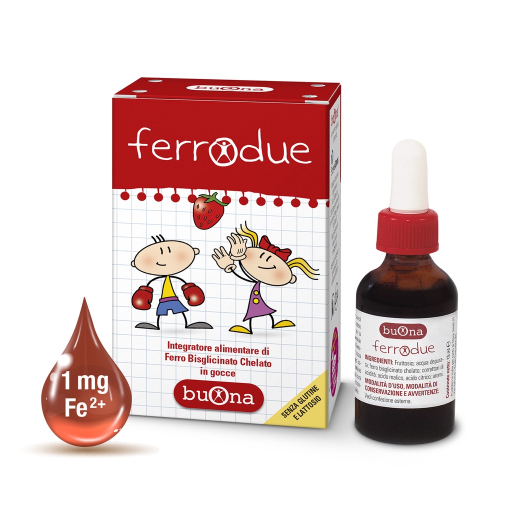 Buona Ferrodue - Organic iron supplement and helps reduce the risk of ...