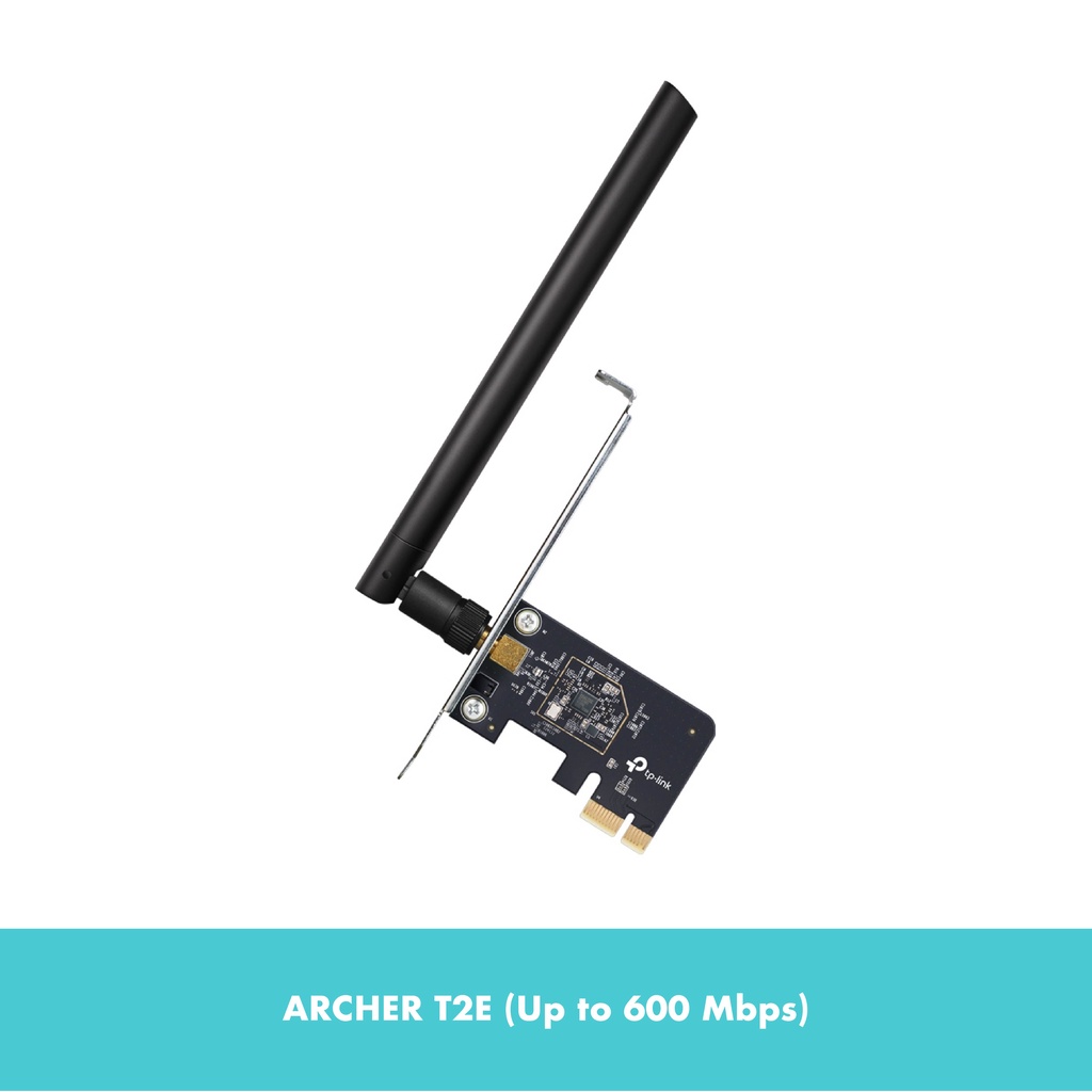 TP-LINK Archer T6E AC1300 / T2E AC600 Wireless Dual Band PCI-E Express ...
