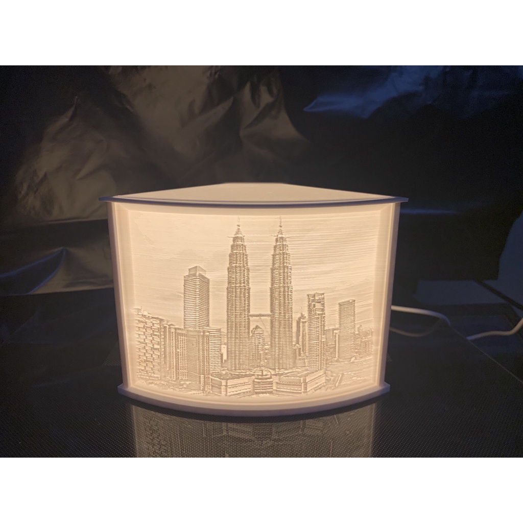 Custom Printing - Lithophane Photos, Custom Background Bedside Lamp and ...