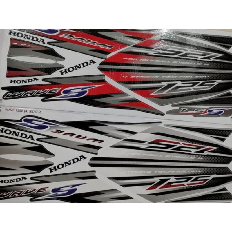 HONDA WAVE 125S (4) BODY STICKER | Shopee Malaysia