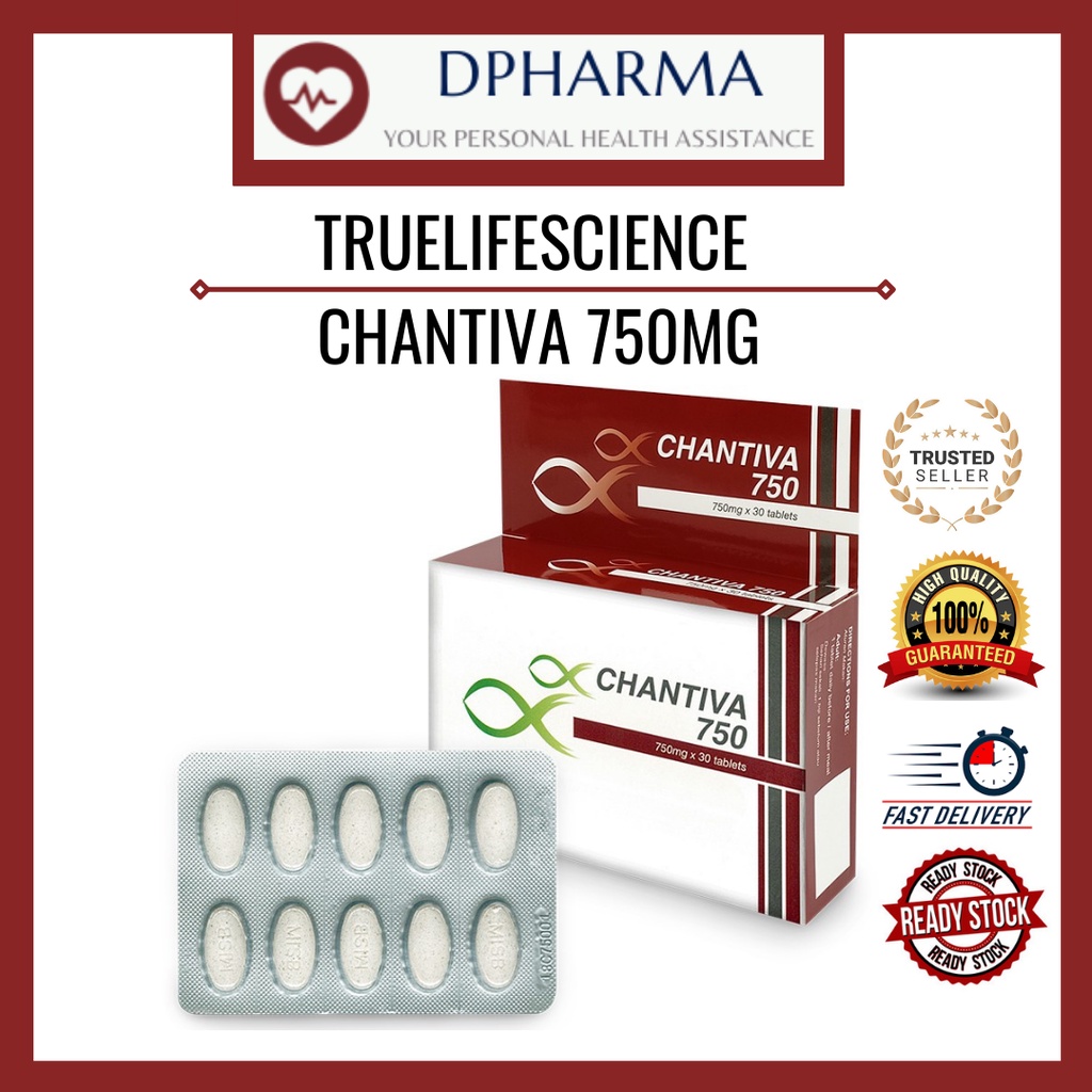CHANTIVA 750MG RELIEF JOINT & MUSCULAR PAIN 30'S [EXP: NOV 2025 ...