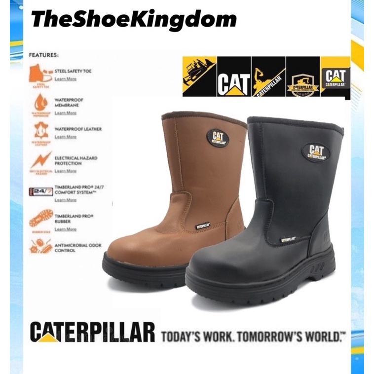🔥Ready Stock🔥CAT Caterpillar HighCut Steel Midsole Toe Cap Heavy Duty ...