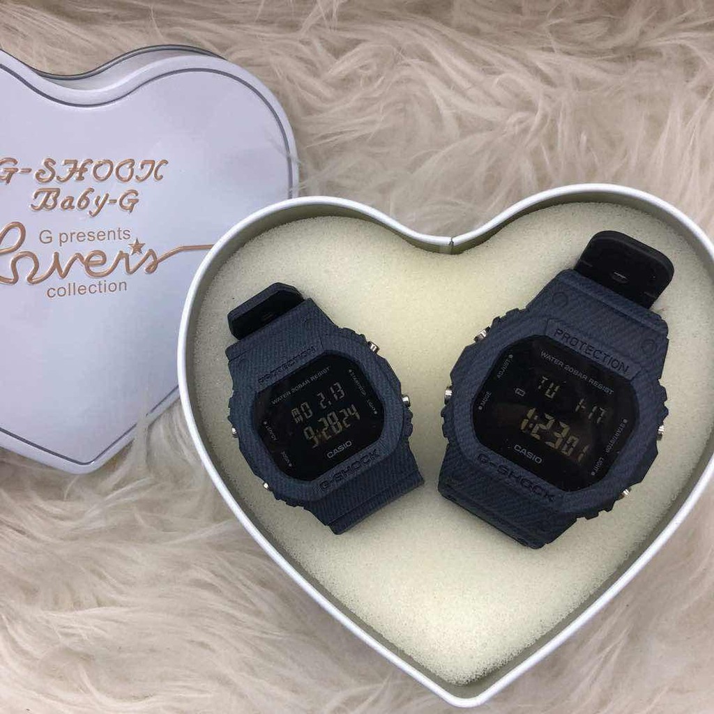 Couple Set G-SHOCK Digital Fashion Casual Watch For Couples Ready Stock ...