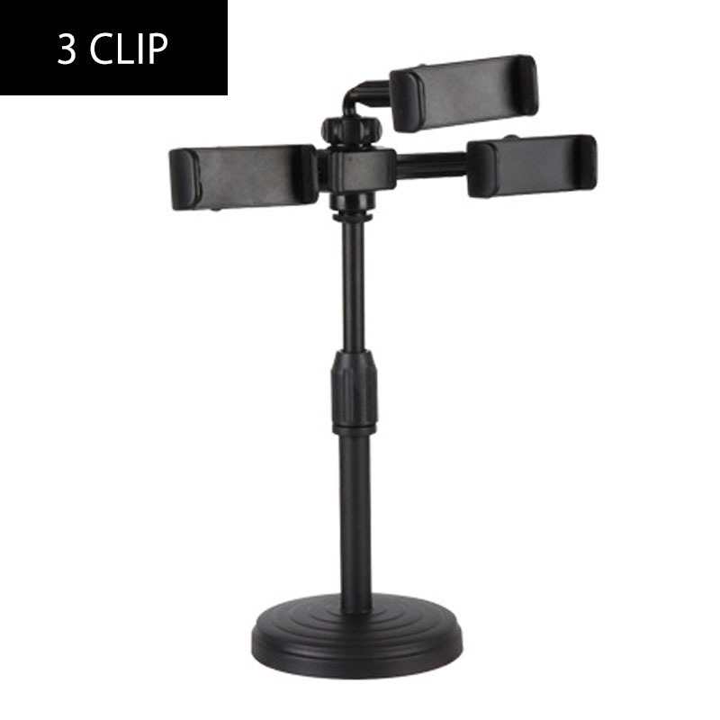 𝟯 𝗖𝗟𝗜𝗣 𝗛𝗘𝗔𝗗 》270° Adjustable Portable Mobile Phone Holder FB IG Live ...